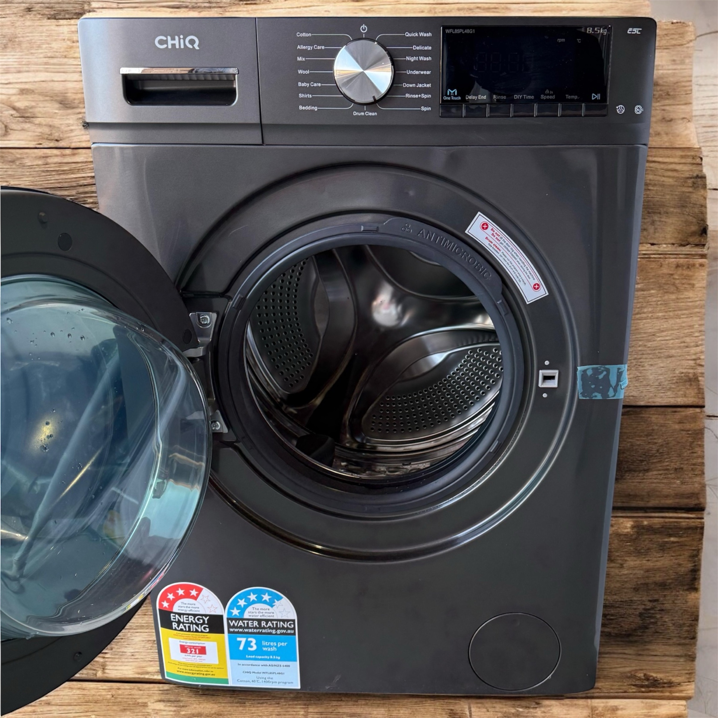 CHiQ 8.5kg front loader washing machine - Trigger Appliances